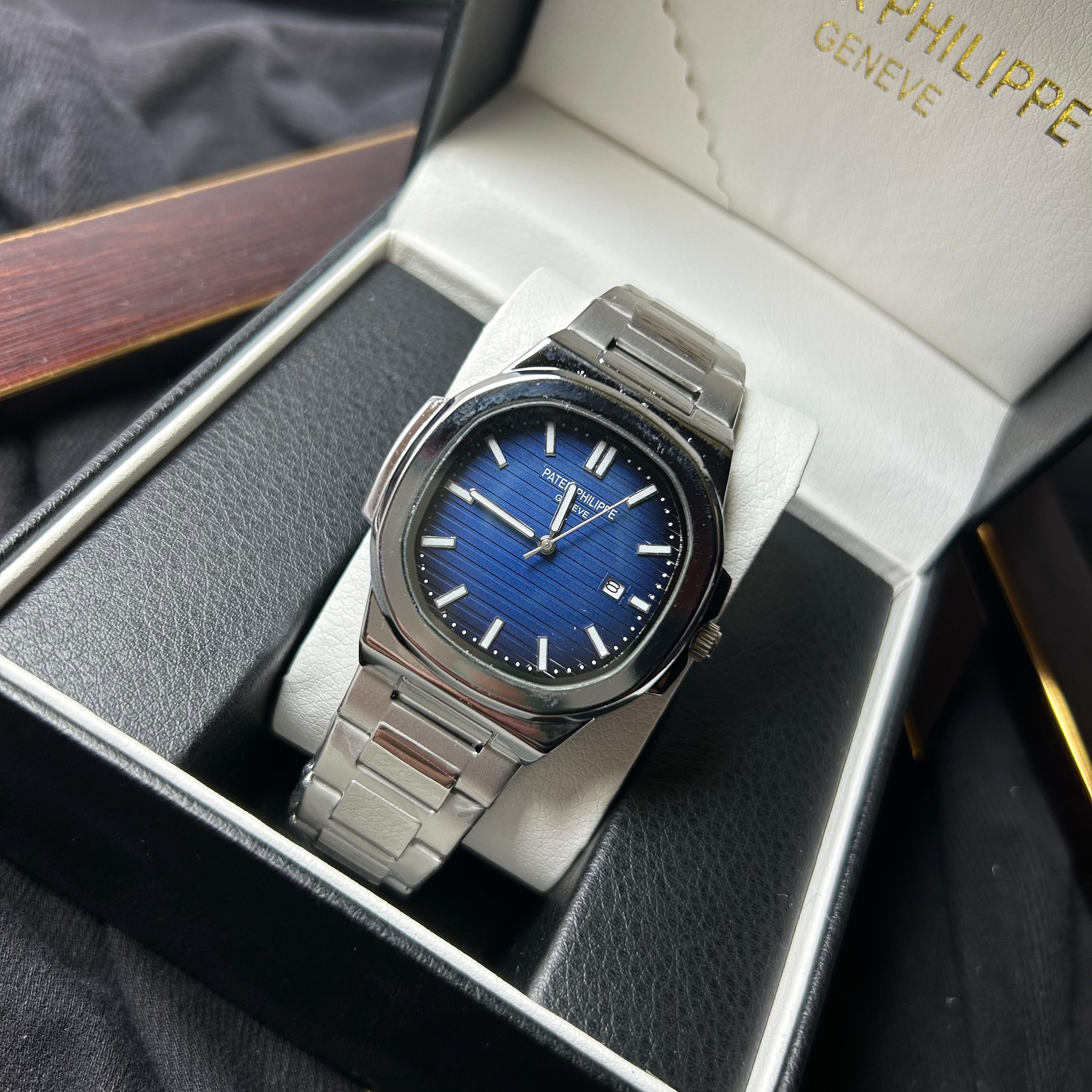 Patek Philippe Nautilus Homage For Him – Blue Gradient Dial – Giiz store