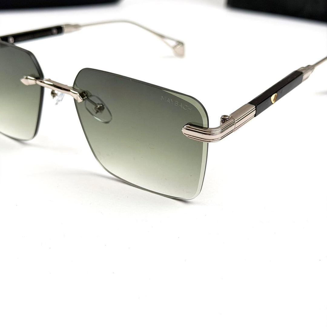 Maybach Rectangular Executive Rimless - Green Gradient - Giiz store